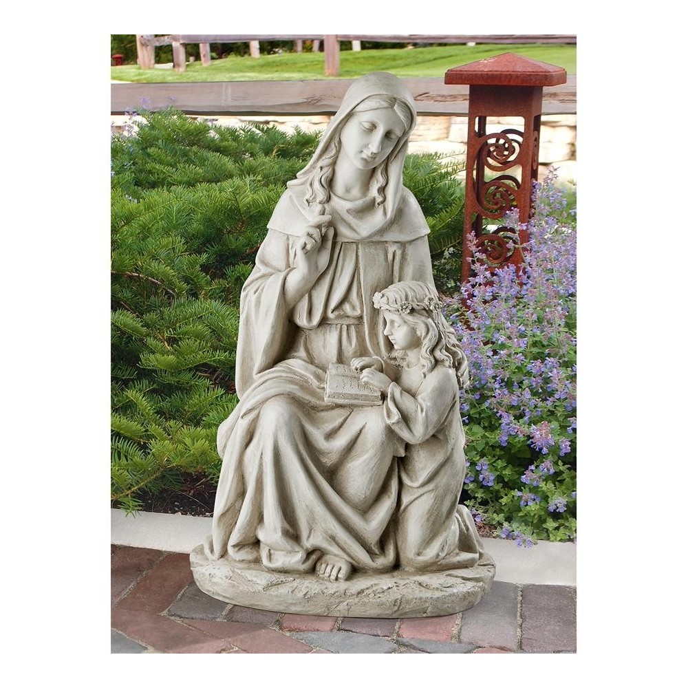 Design Toscano St Anne With Young Mary Mother Of Jesus
